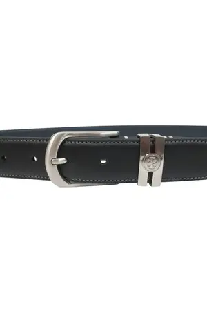 IZOD Golf Stretch Comfort Leather Belt With Metal Keeper