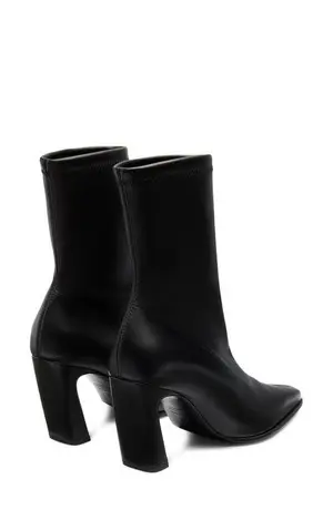 STUART WEITZMAN Stassi Stretch Leather Bootie