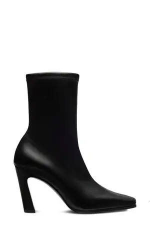 STUART WEITZMAN Stassi Stretch Leather Bootie