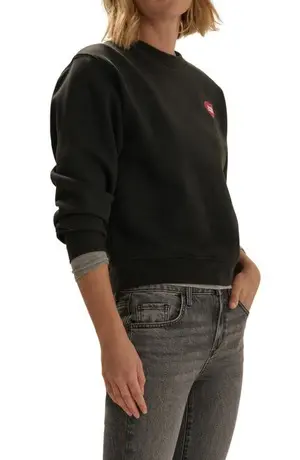 FAVORITE DAUGHTER The Graphic Sweatshirt - Black/cherry