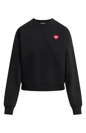 FAVORITE DAUGHTER The Graphic Sweatshirt - Black/cherry