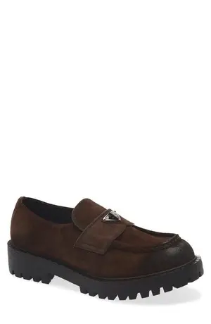 Prada Leather Penny Loafer