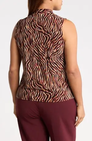 Anne Klein Faux Wrap Sleeveless Top