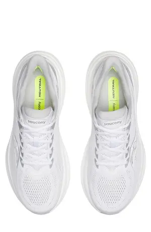 Saucony Triumph 24 Running Shoe - White/silver
