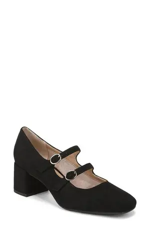 LIFESTRIDE Claudette Mary Jane Block Heel Pumps - Black