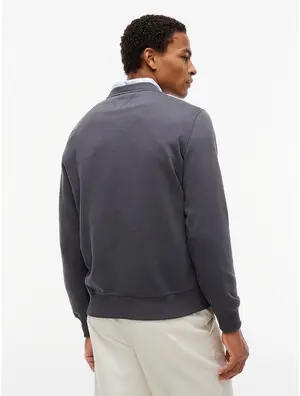 Tommy Hilfiger Embroidered Flag Brushed-back Sweatshirt