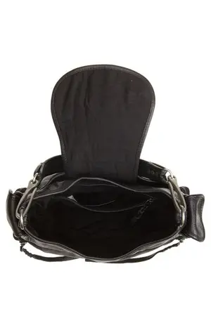Free People We The Free Asher Leather Tote Bag - Black