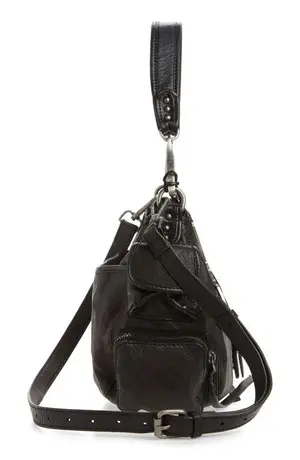 Free People We The Free Asher Leather Tote Bag - Black