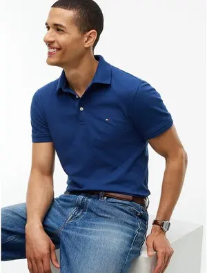 Tommy Hilfiger Slim Fit Stretch Pique Polo