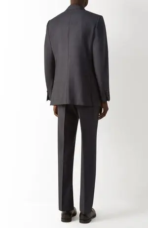 Zegna Wool Two Piece Suit - Dark Grey