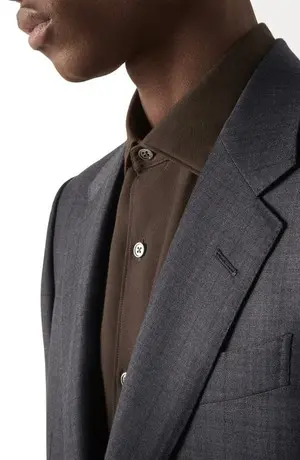 Zegna Wool Two Piece Suit - Dark Grey
