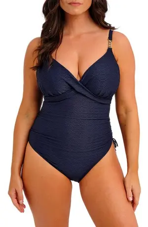 Fantasie Azores Moderate Coverage Plunge Underwire One-piece Swimsuit - Midnight