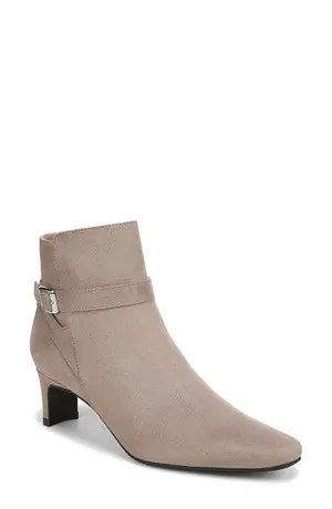 LIFESTRIDE Fawn Bootie Latte Brown Microsuede
