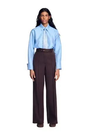 Sandro Metal Ring Trousers