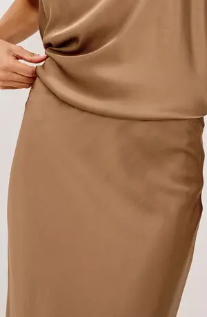 Rails Romina Satin Maxi Skirt