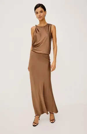 Rails Romina Satin Maxi Skirt