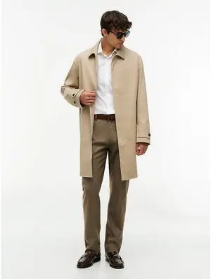 Tommy Hilfiger Regular Fit Twill Pants - Brown