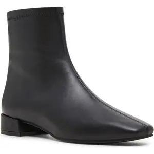 Blondo Ramon Suede Zip Up Bootie - Black Leat