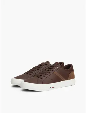 Tommy Hilfiger Tommy Logo Leather Sneaker
