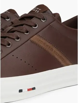 Tommy Hilfiger Tommy Logo Leather Sneaker