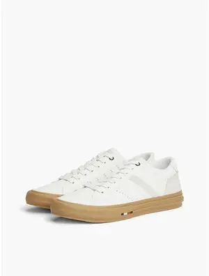 Tommy Hilfiger Tommy Logo Leather Sneaker