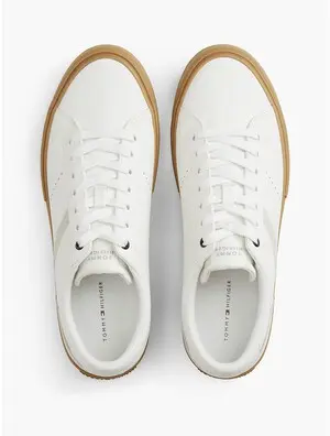 Tommy Hilfiger Tommy Logo Leather Sneaker