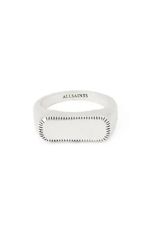 ALLSAINTS Smooth Rectangular Signet Ring