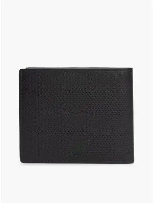 Tommy Hilfiger Textured Leather Card & Coin Wallet