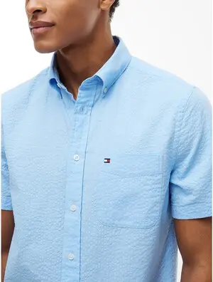 Tommy Hilfiger Regular Fit Seersucker Shirt