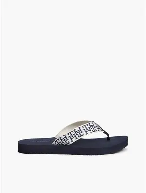 Tommy Hilfiger Jacquard Monogram Flip-flop