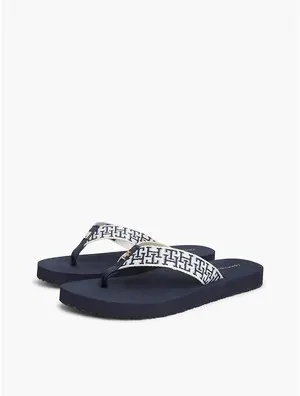 Tommy Hilfiger Jacquard Monogram Flip-flop