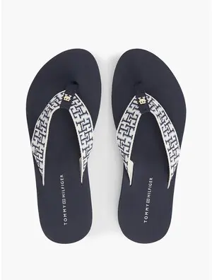 Tommy Hilfiger Jacquard Monogram Flip-flop