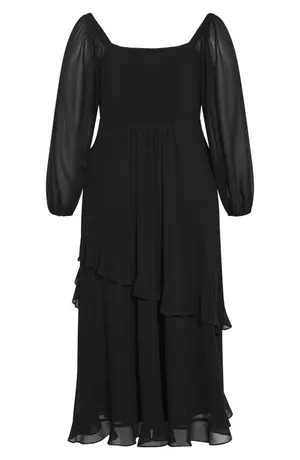 City Chic Shayla Long Sleeve Dress