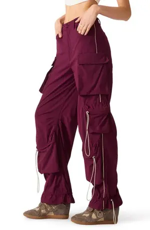 Steve Madden Jacey Wide Leg Cargo Pants