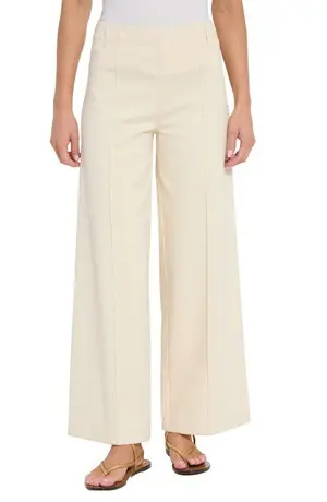 Lyssé Nova High Waist Pintuck Wide Leg Jeans