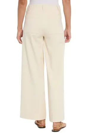 Lyssé Nova High Waist Pintuck Wide Leg Jeans