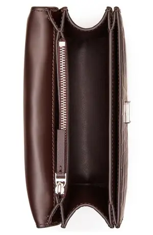Tory Burch Small Eleanor Convertible Croc Embossed Leather Shoulder Bag