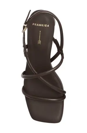 FRANKIE4 Lottie Leather Block Heel Sandals