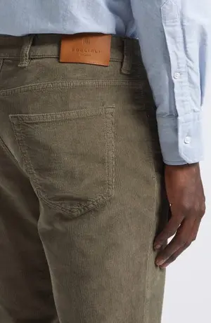 Boglioli Five-pocket Stretch Corduroy Trousers