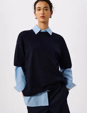 Whistles Fine Knit T-shirt