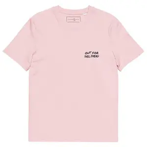 ANCHOR & CREW Organic Cotton "out For Delivery" T-shirt - Pink
