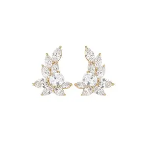 STEPHANIE BROWNE AUSTRALIA Loren Crystal Earrings - Gold