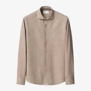 Allen Edmonds Eaton Eton Solid Flannel Shirt
