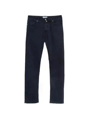 Jacob Cohen Logo-patch Slim-fit Jeans - Blue
