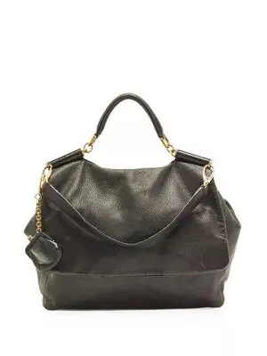 D&G PREOWNED Sicily Leather Tote Bag