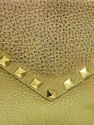 Valentino Garavani Rockstud Clutch Bag - Gold
