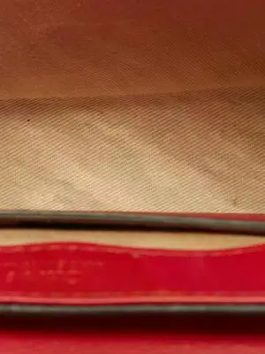 Chloé Mini Croc-embossed Bag Red