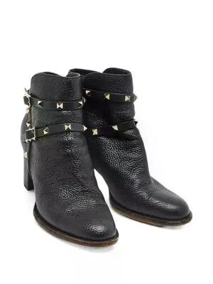 Valentino Garavani Rockstud Cage Ankle Boots