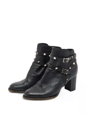 Valentino Garavani Rockstud Cage Ankle Boots
