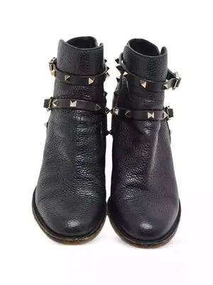 Valentino Garavani Rockstud Cage Ankle Boots
